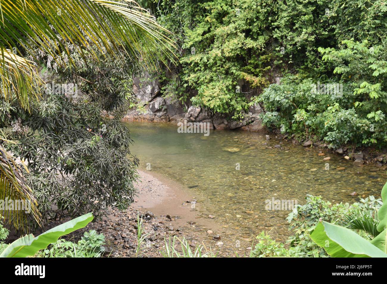 Toco, Trinidad and Tobago - March 26, 2022 - The Shark River located ...