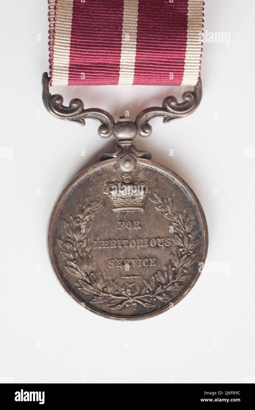 The British Meritorious Service Medal with King George V Stock Photo ...
