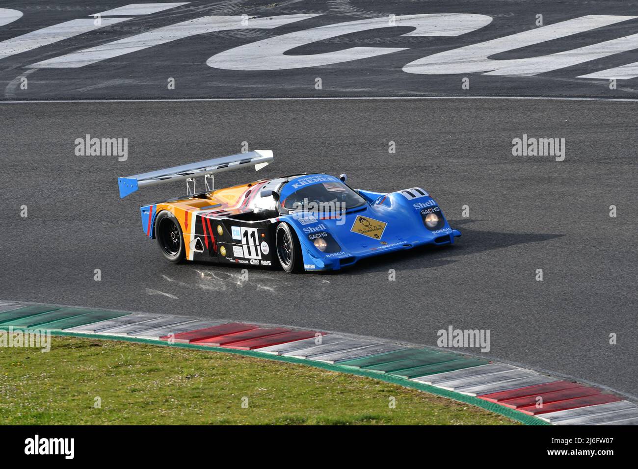 Scarperia, 3 April 2022: Porsche 962 CK6 by Kremer Factory year 1990 ex ...
