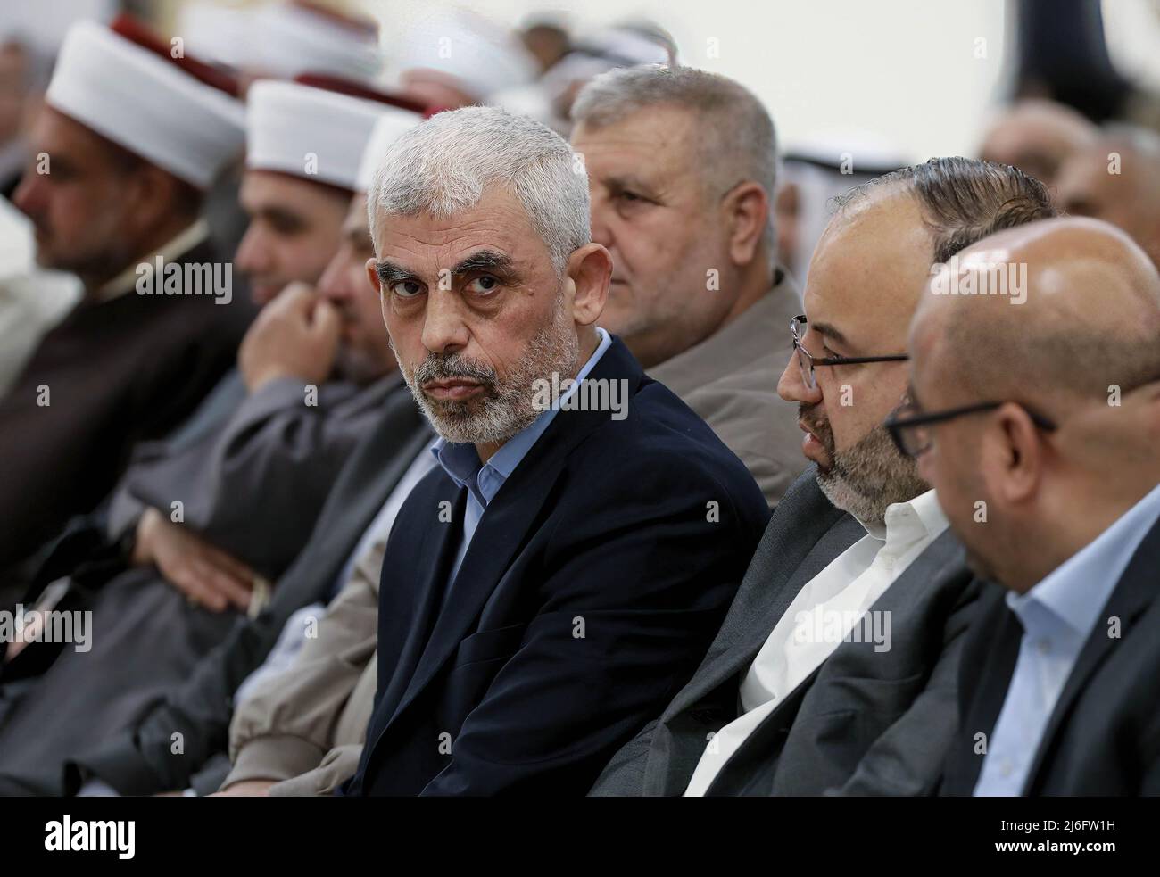 Yahya al-Sinwar, head of the Palestinian Hamas movement in the Gaza ...