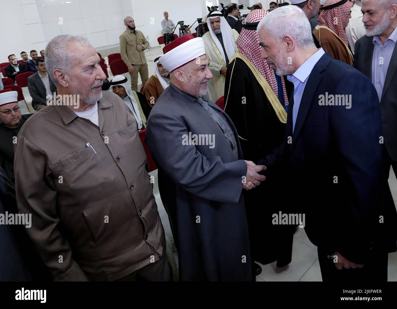 Yahya al-Sinwar, head of the Palestinian Hamas movement in the Gaza ...