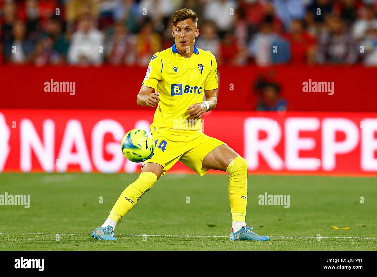 Ivan Alejo of Cadiz CF during the La Liga match between Sevilla FC and ...