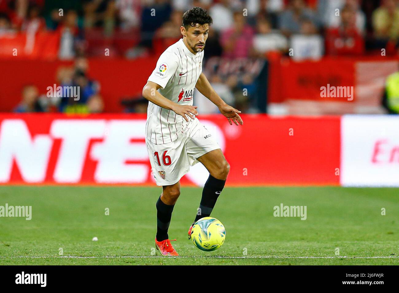 Jesus Navas of Sevilla FC during the La Liga match between Sevilla FC ...