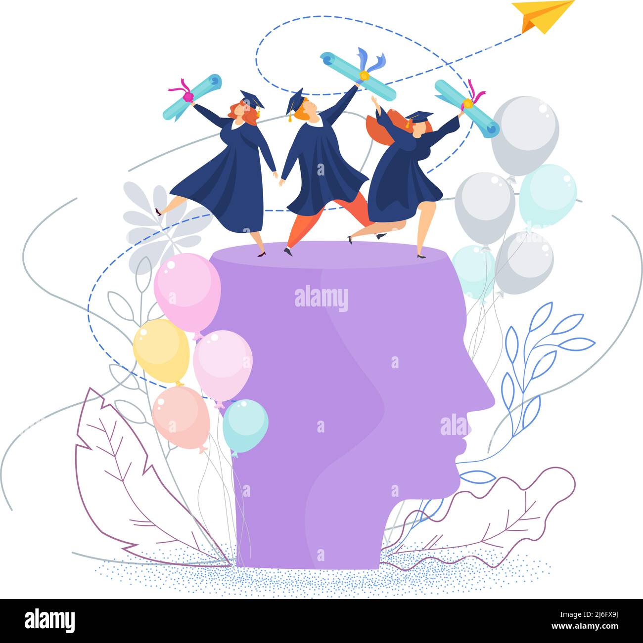 Dancing group class illustration hi-res stock photography and images ...