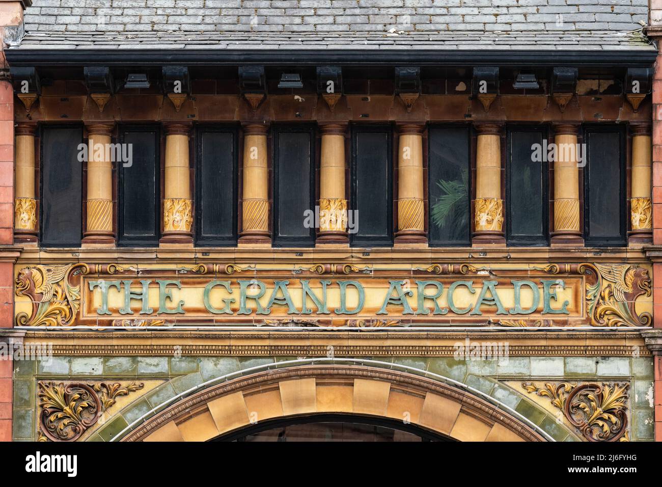 The Grand Arcade - shopping arcade - decorated with Burmantofts faience ...