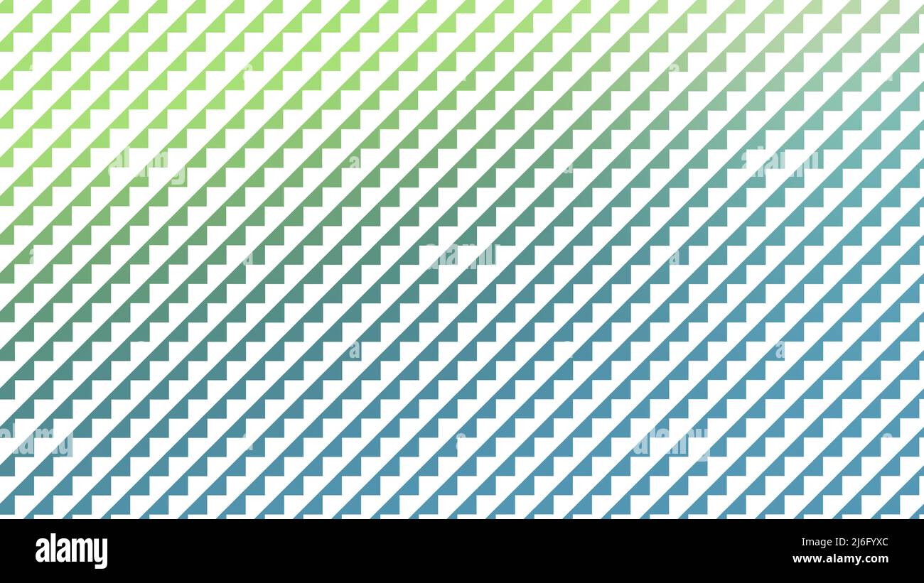 Pattern of colorful and white tilted triangles like stairs. Abstract ...