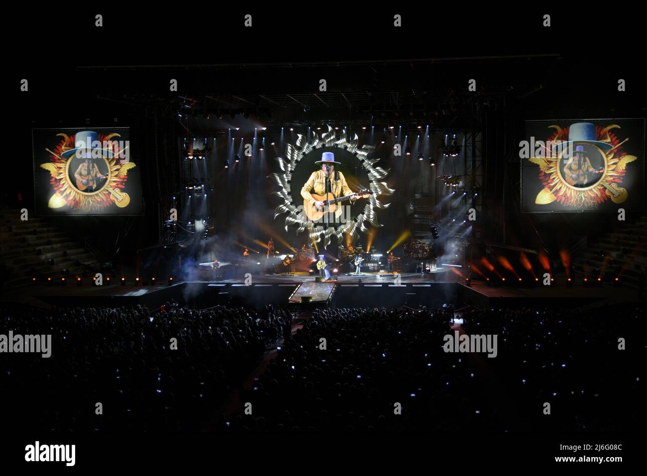 April 29, 2022, Verona, Italy: Zucchero (Adelmo Fornaciari) -whose ...