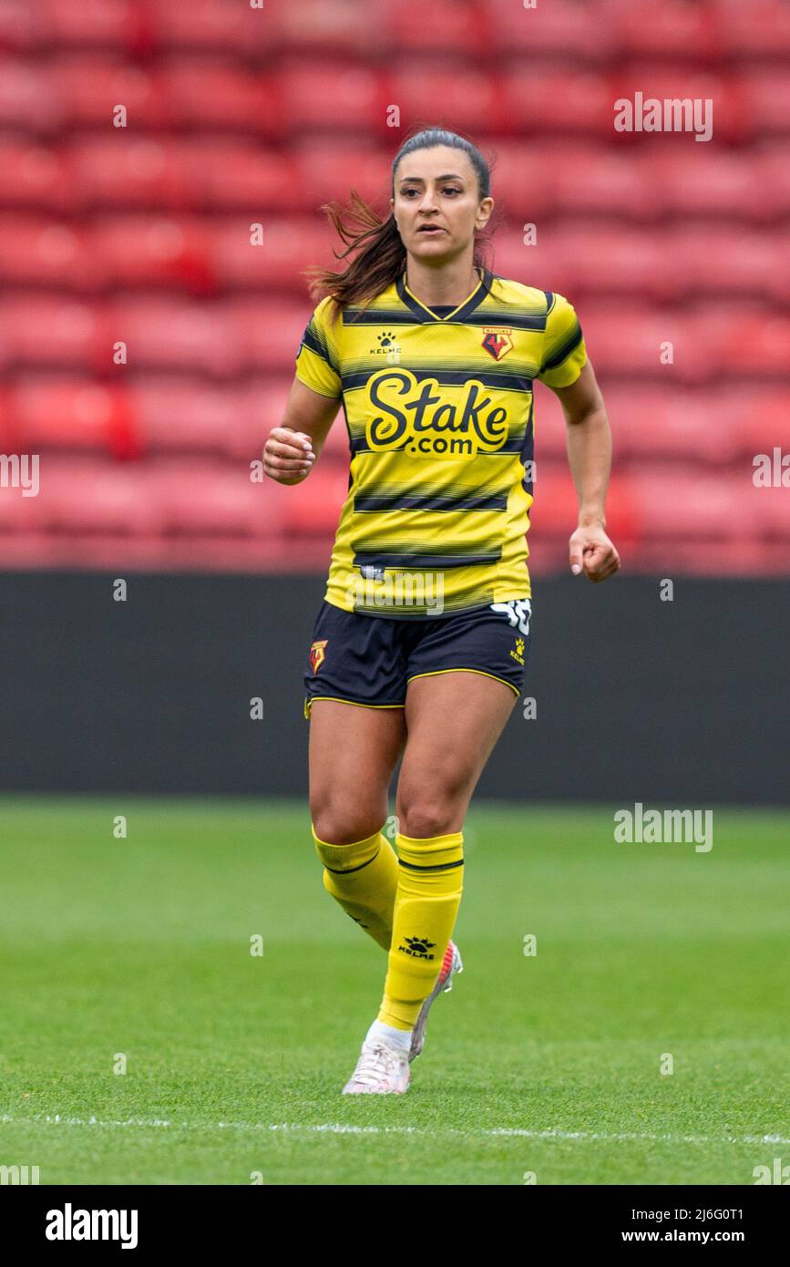Andria Georgiou (48 Watford) during the FA Womens Championship match ...