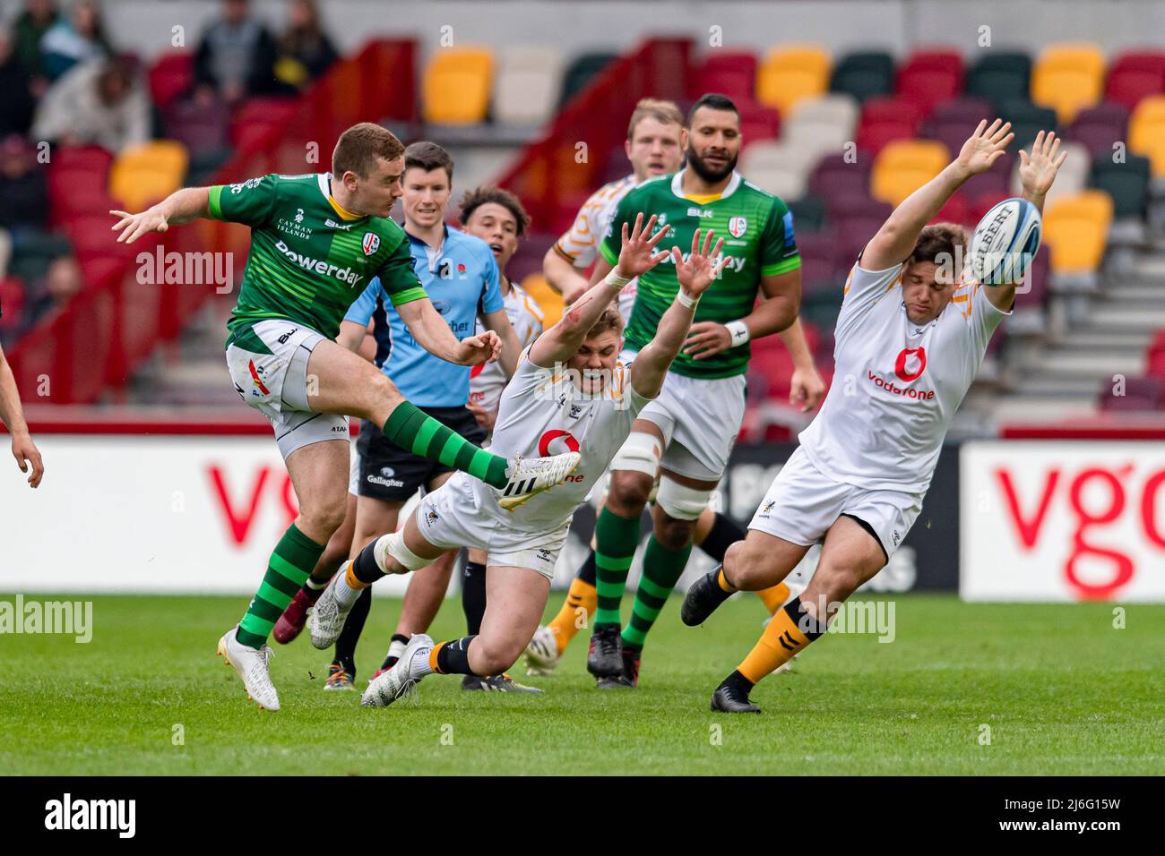 LONDON, UNITED KINGDOM. 01th, May 2022. Paddy Jackson of London Irish ...