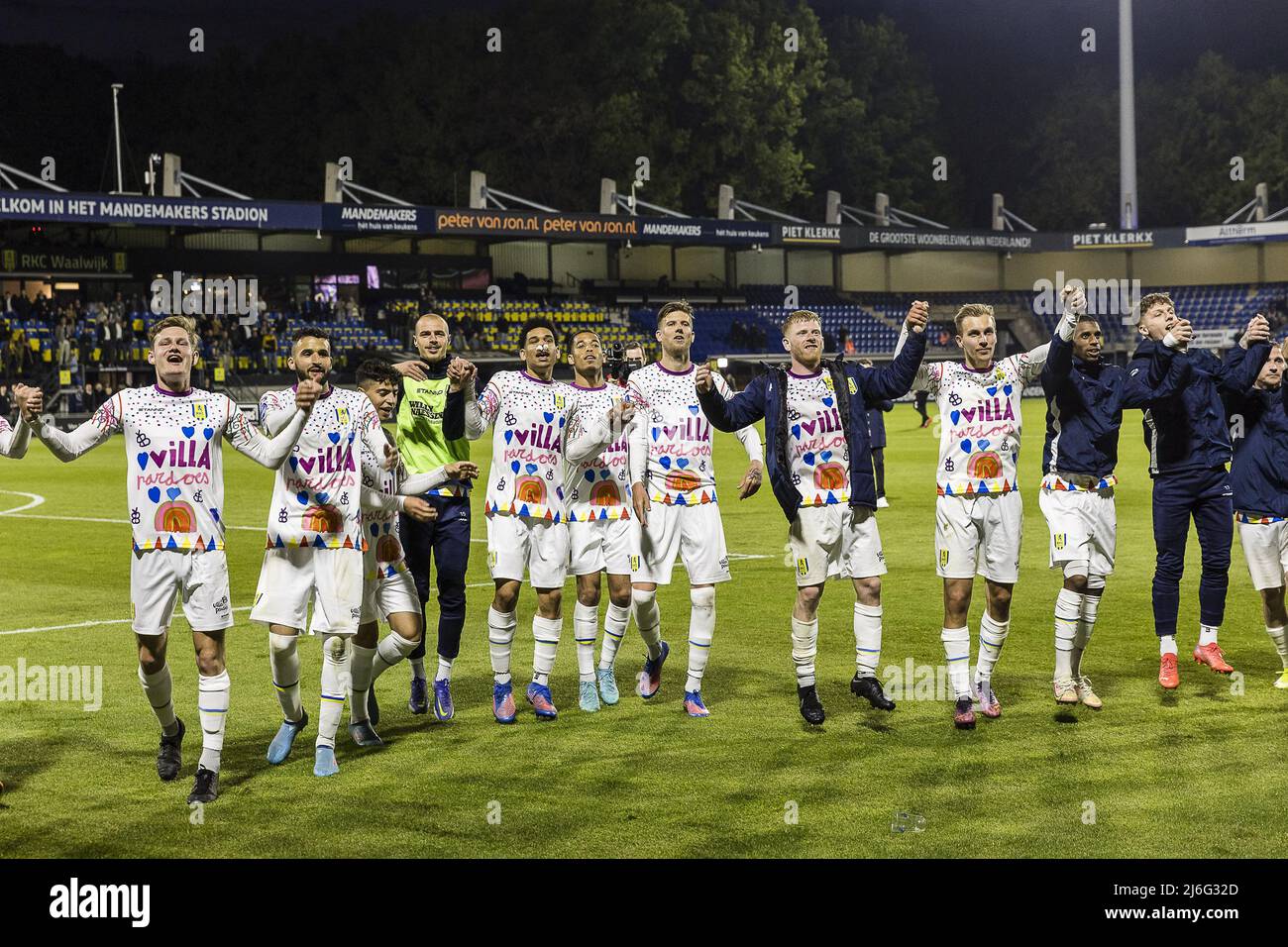 WAALWIJK - 01-05-2022, Mandemakers stadion. Dutch football, eredivisie ...