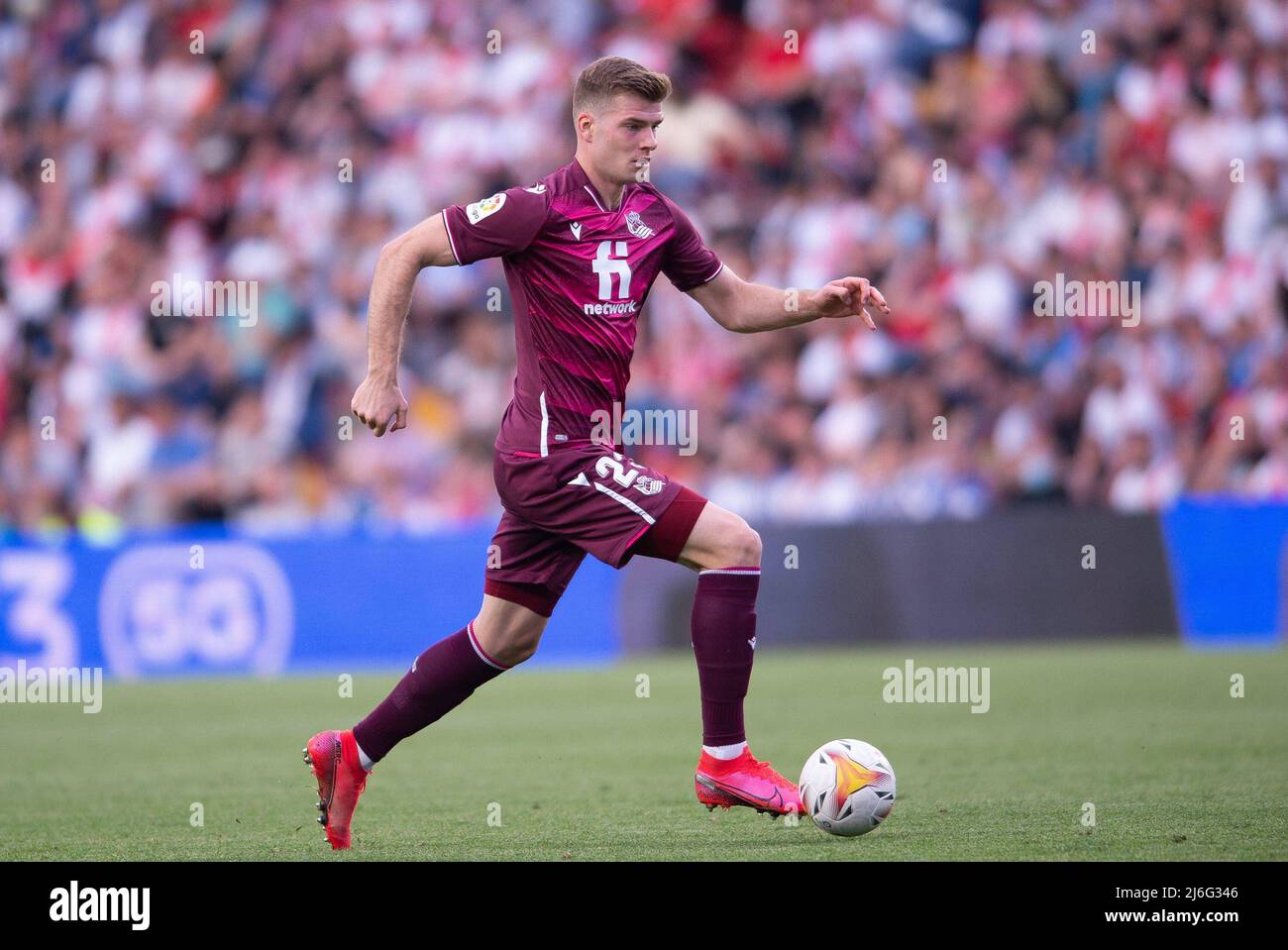01 May 2022; Stadium Vallecas, Madrid, Spain; Men's La Liga Santander ...
