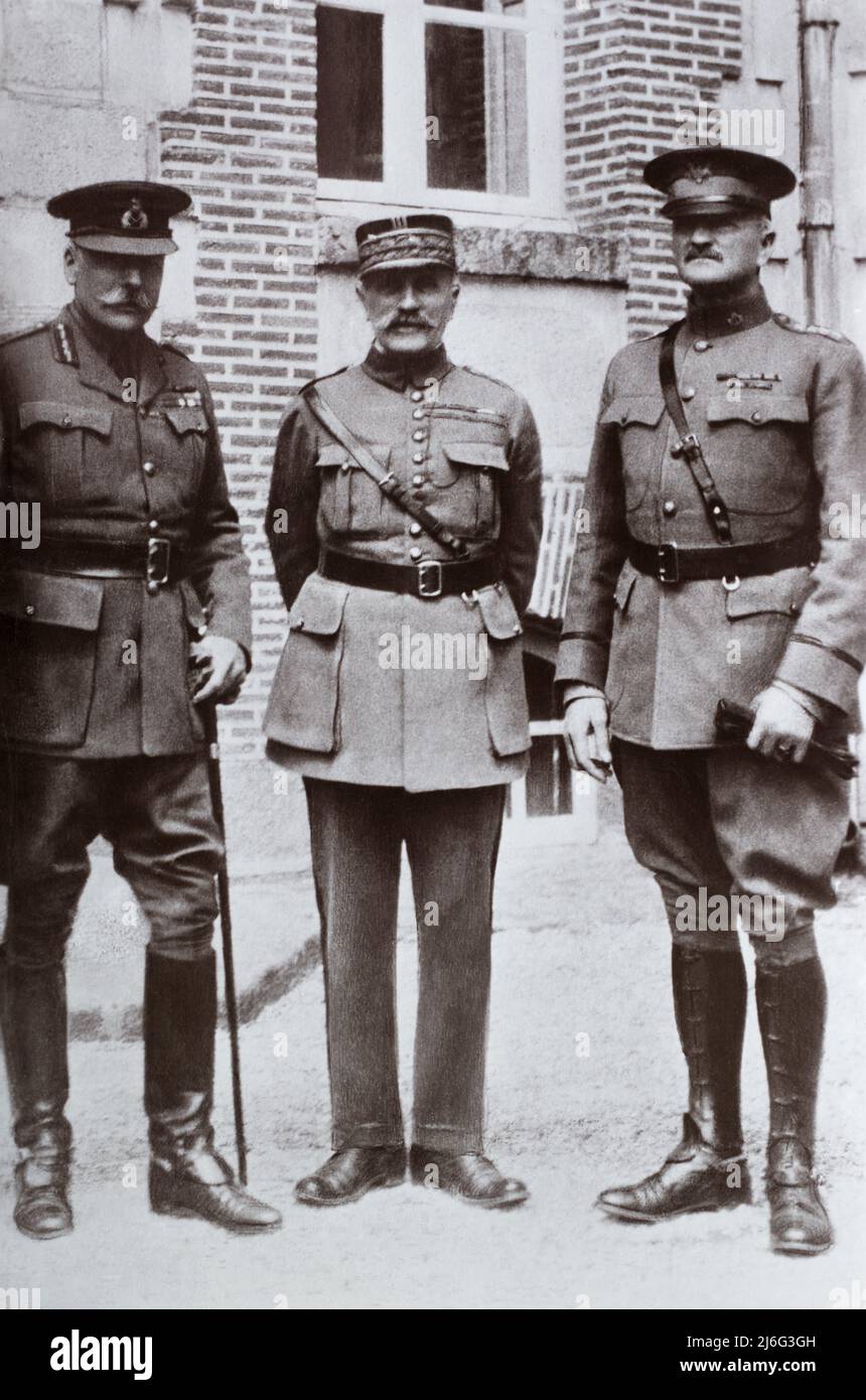 First world war british general uniform hi-res stock photography and ...