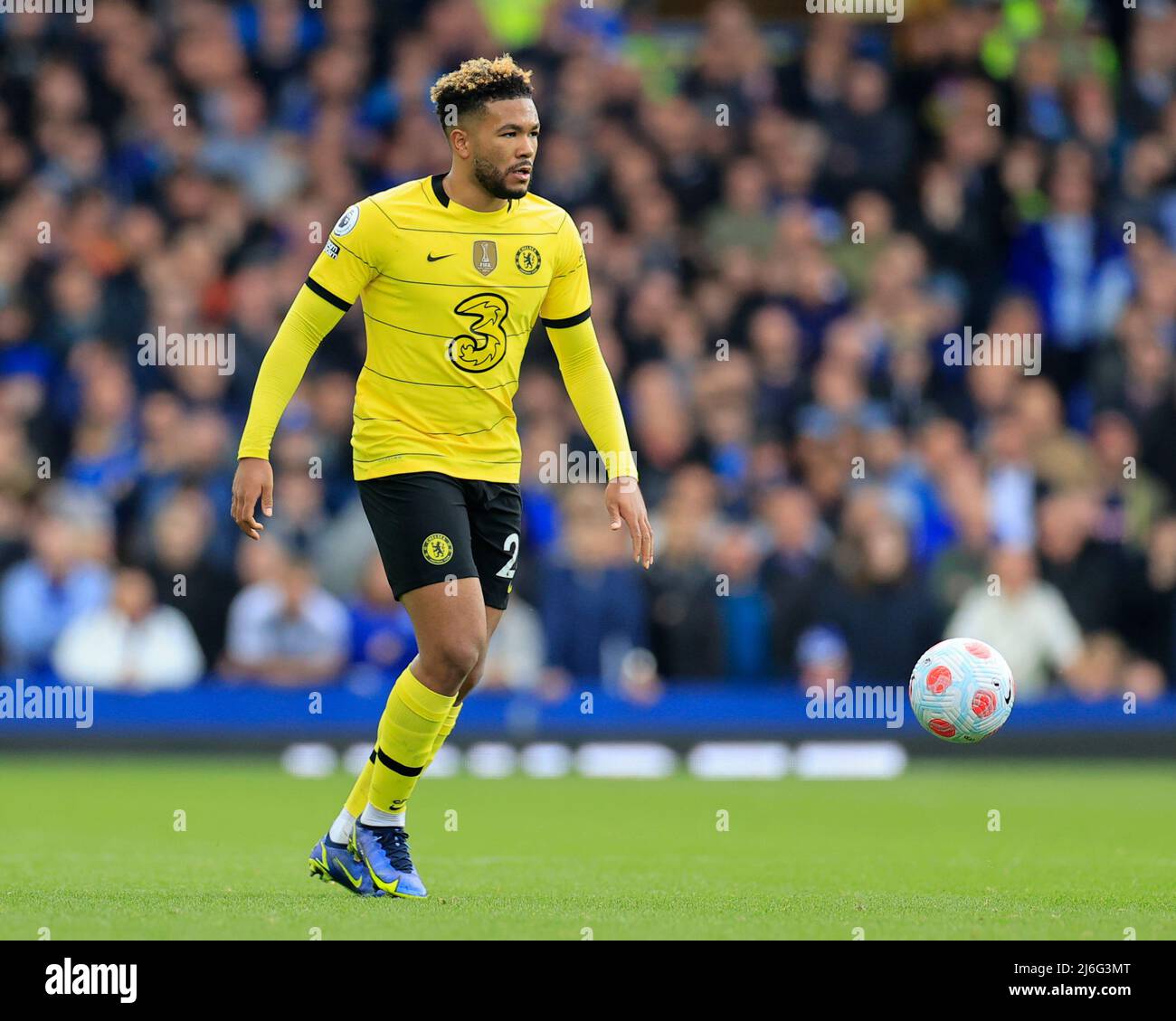 Reece James #24 of Chelsea in Liverpool, United Kingdom on 5/1/2022 ...