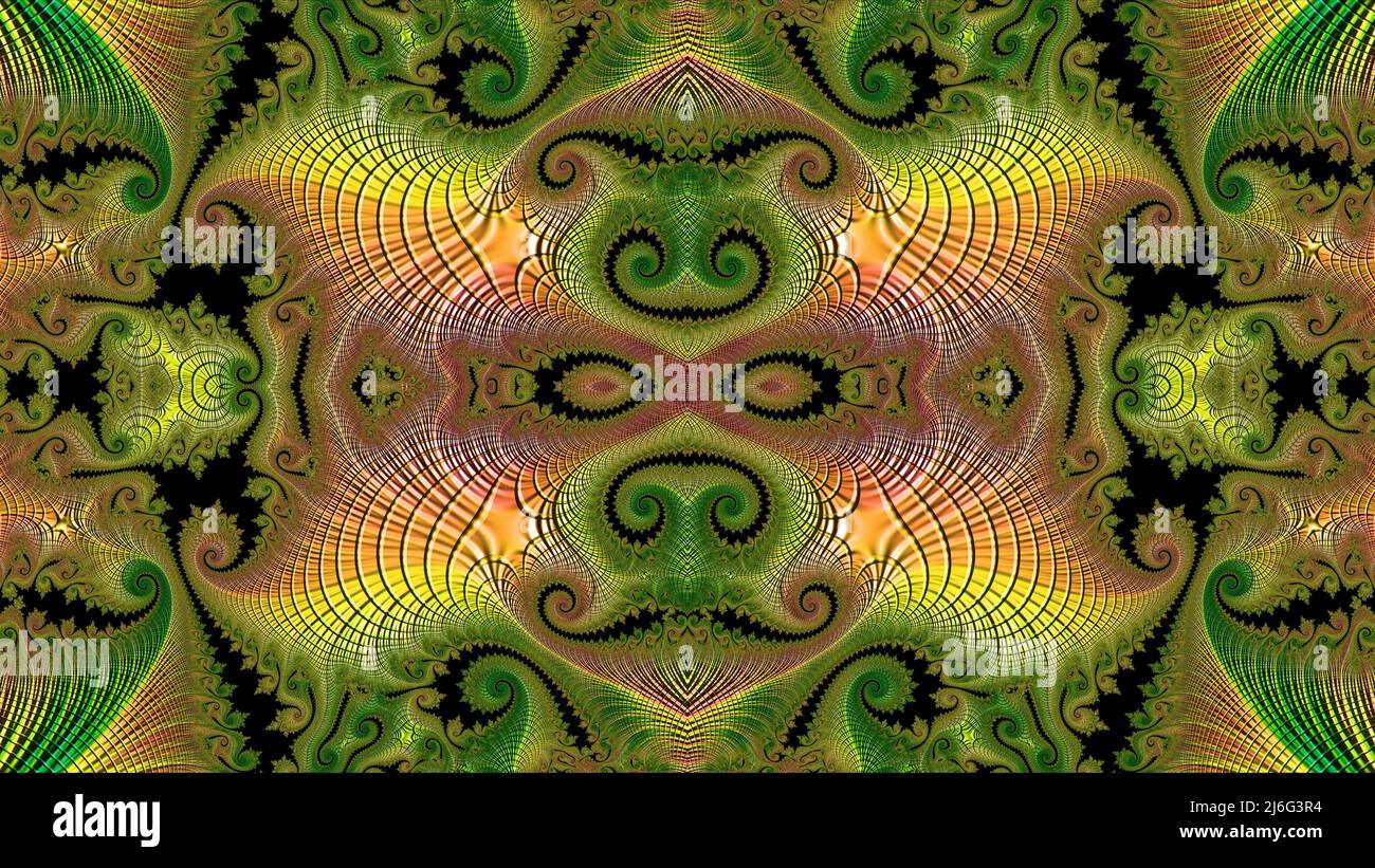 Abstract Computer generated Fractal design. A fractal is a never-ending ...