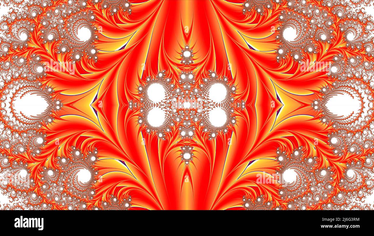 Abstract Computer generated Fractal design. A fractal is a never-ending ...