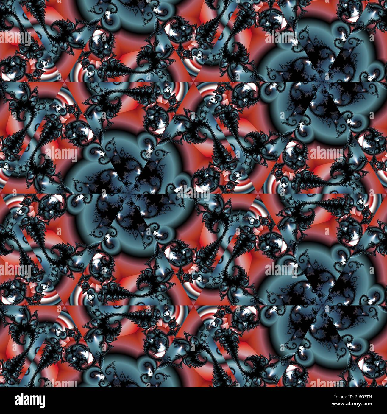 Abstract Computer generated Fractal design. A fractal is a never-ending ...
