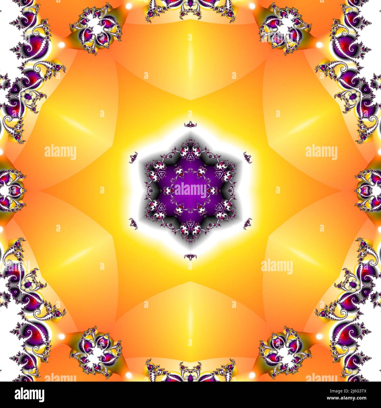 Abstract Computer generated Fractal design. A fractal is a never-ending ...