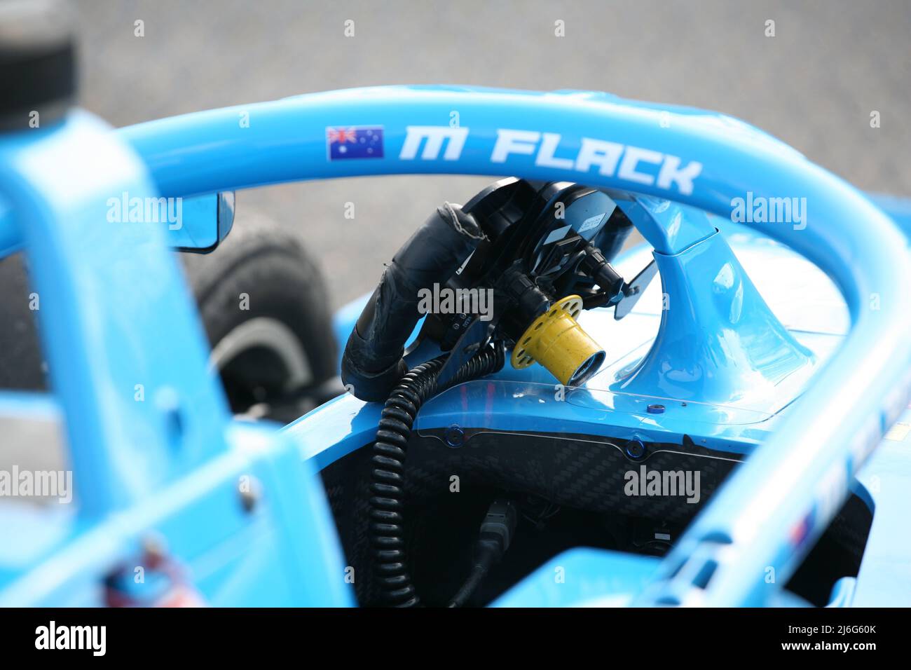 Australian race car driver Marcos Flack GB3 car cockpit Stock Photo - Alamy