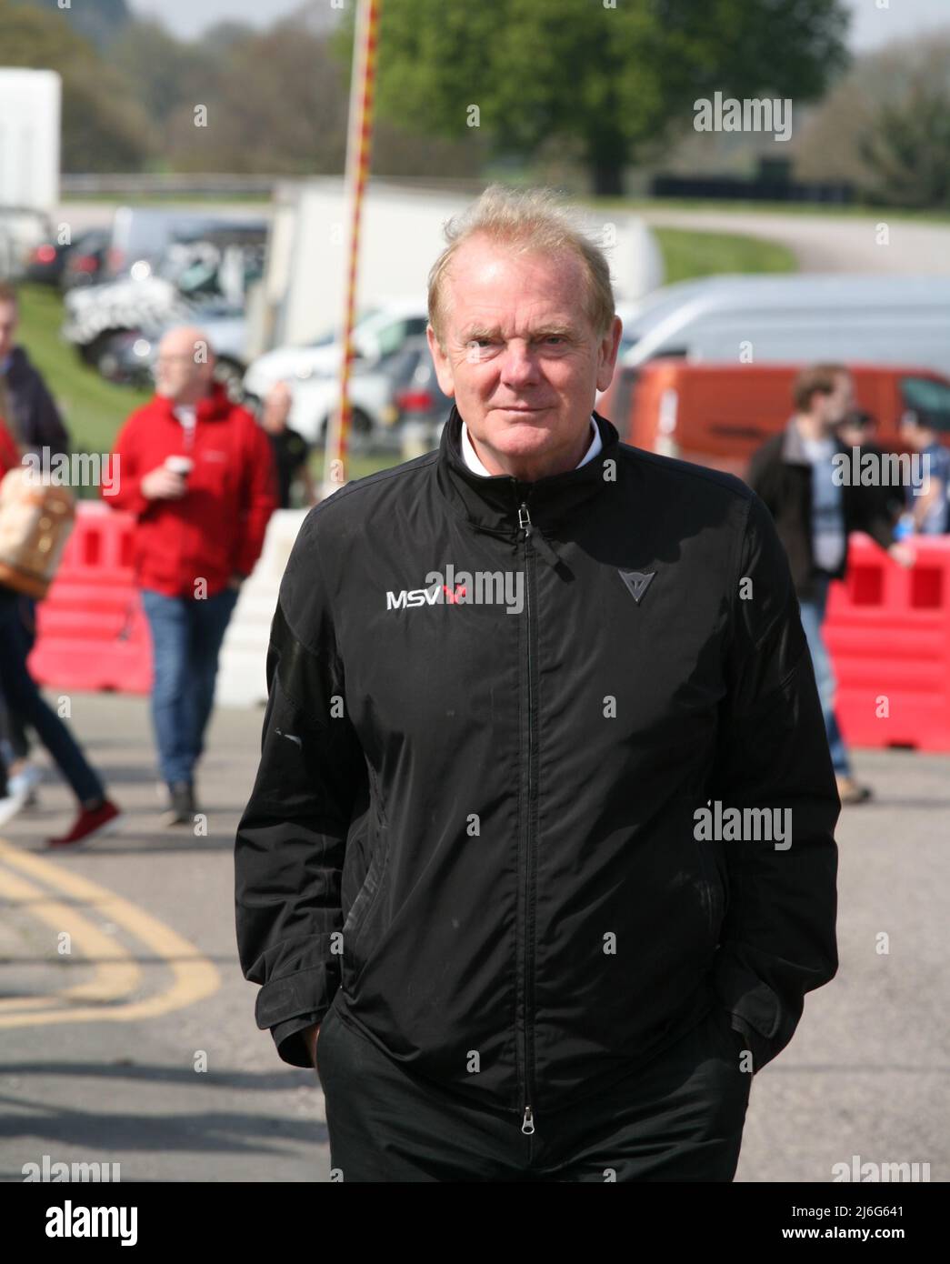 Racing commentator pundit hi-res stock photography and images - Alamy