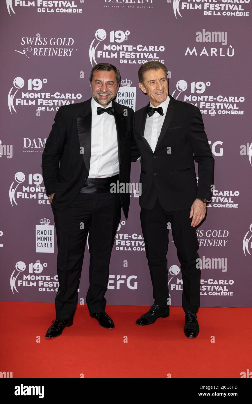 Giorgio Damiani , Ezio Greggio 19th Monte-Carlo Filma Festival de la ...