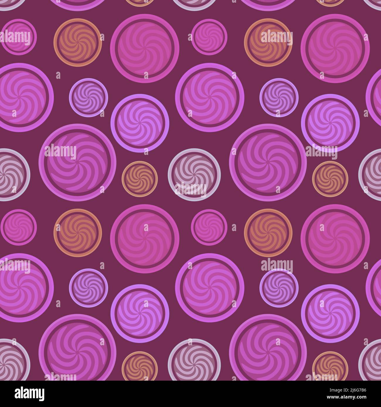 Kids cartoon seamless lollipop candy pattern for fabrics and packaging ...