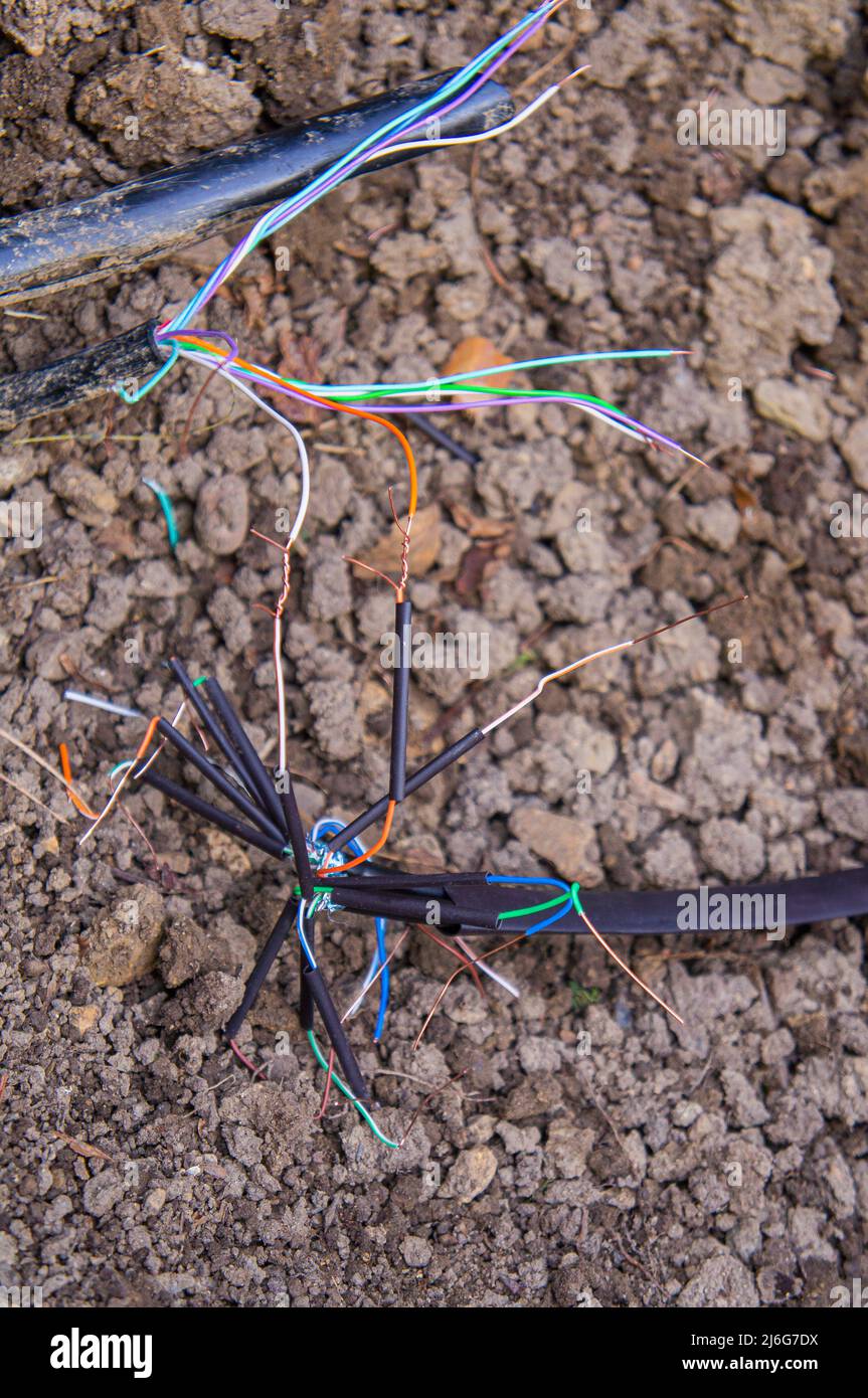 Telecom wiring hi-res stock photography and images - Alamy