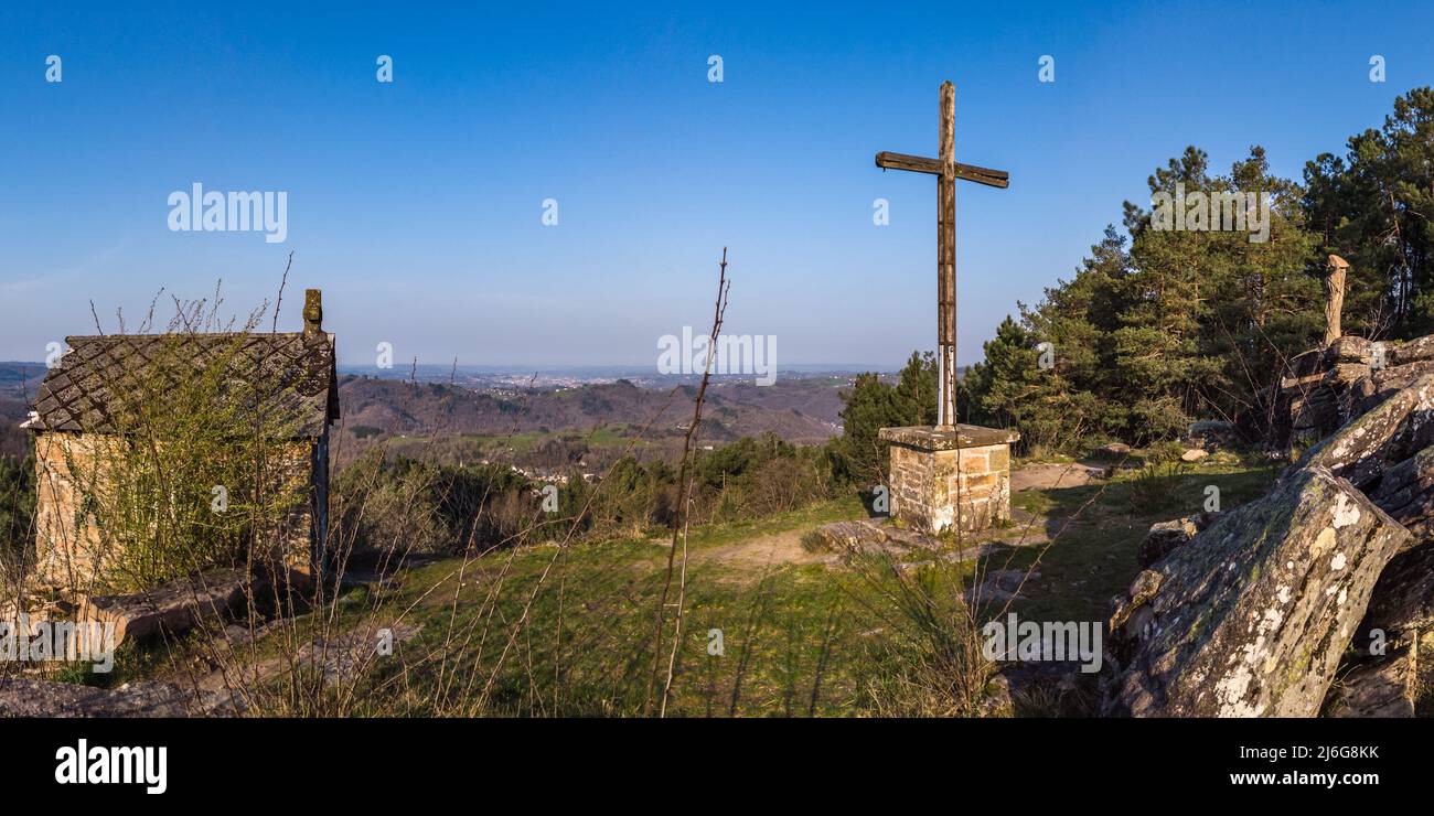 Vue panoramique depuis le calvaire Stock Photo - Alamy