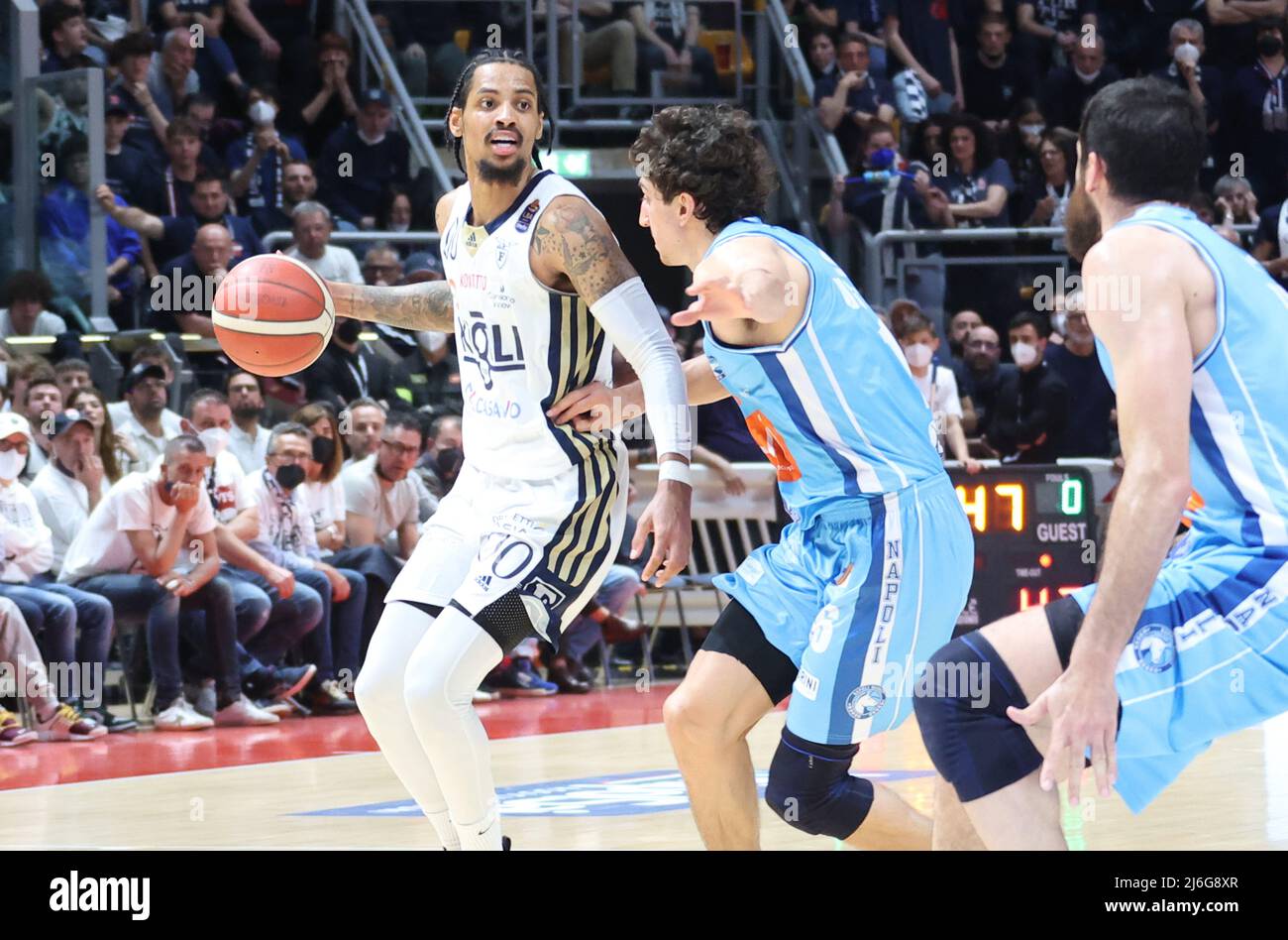 Branden Frazier (Fortitudo Kigili Bologna) during the series A1 of ...