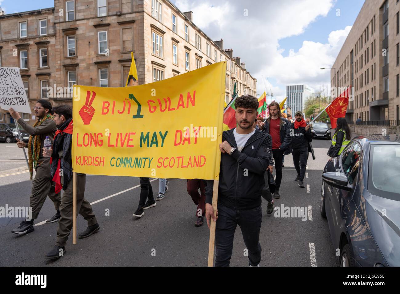 Glasgow, Scotland, UK. 1st May, 2022. Workers, politicians, and ...