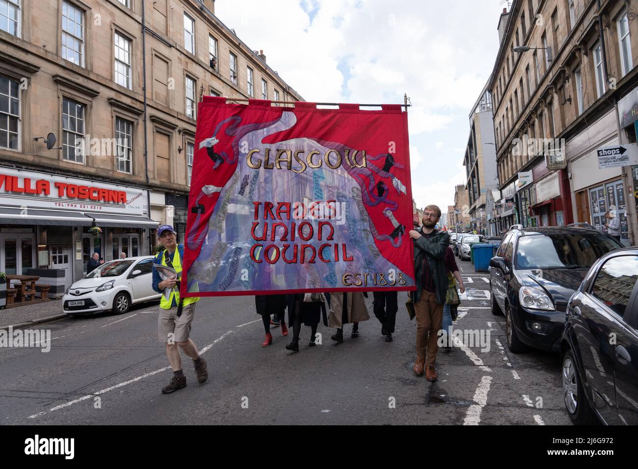 Glasgow, Scotland, UK. 1st May, 2022. Workers, politicians, and ...
