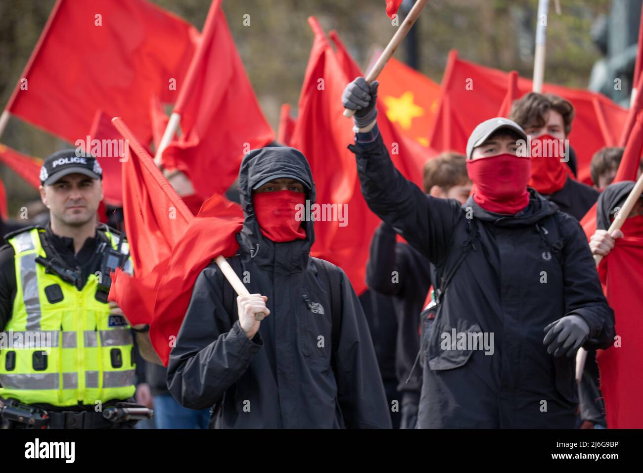 Mayday red flag hi-res stock photography and images - Alamy
