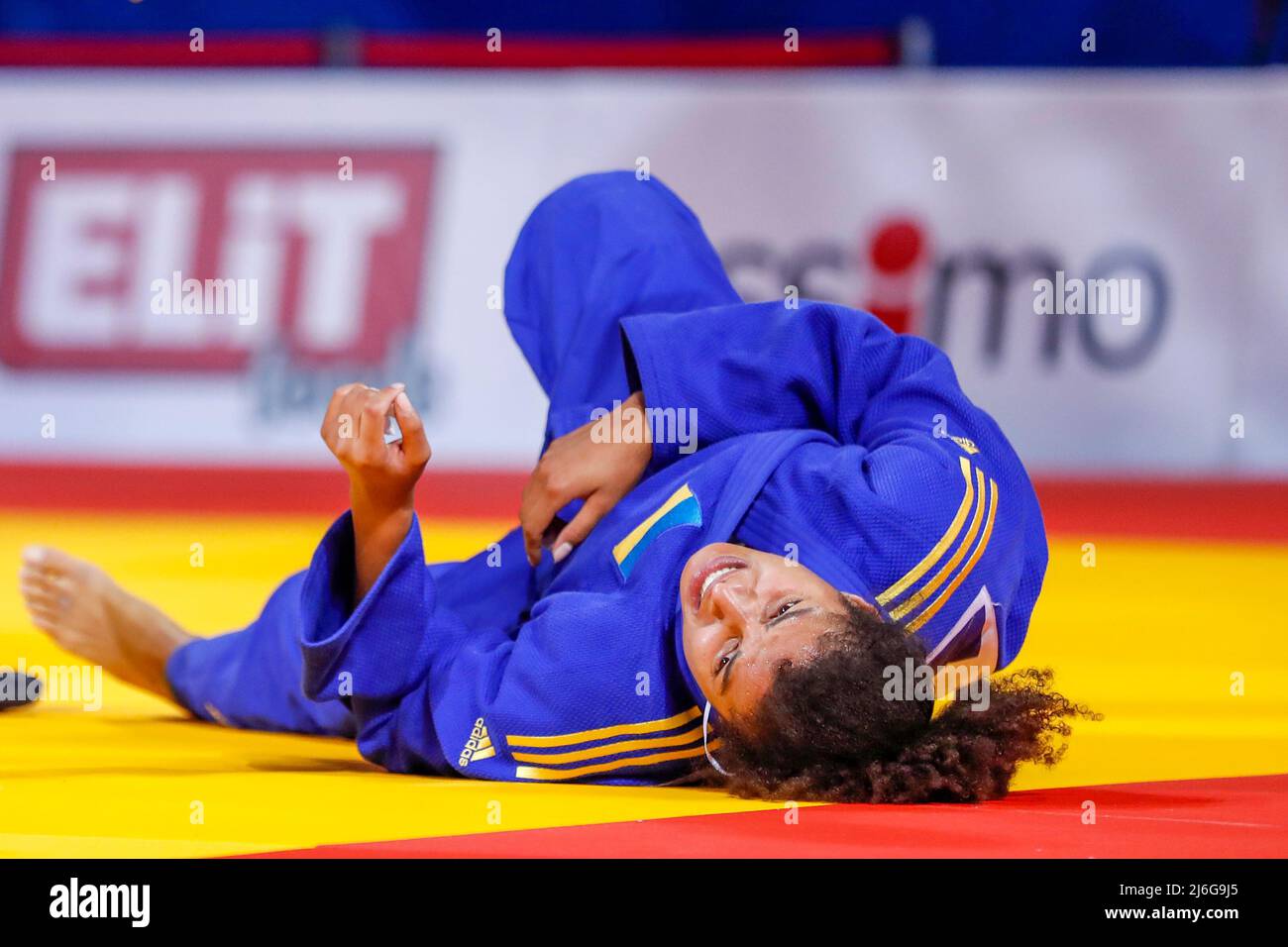 SOFIA, BULGARIA - MAY 1: Anastasiya Turchyn of Ukraine in the match ...