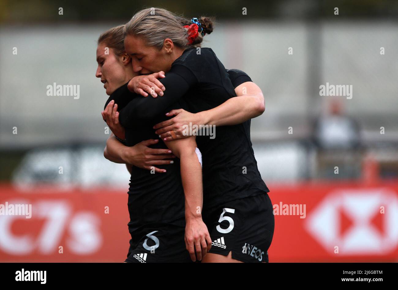 May 1, 2022, LANGFORD, BC, CAN: New Zealand's Michaela Blyde, left ...