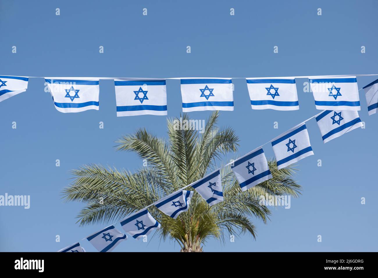 Decoration on the occasion of Independence day (Yom Haatzmaut)in israel ...