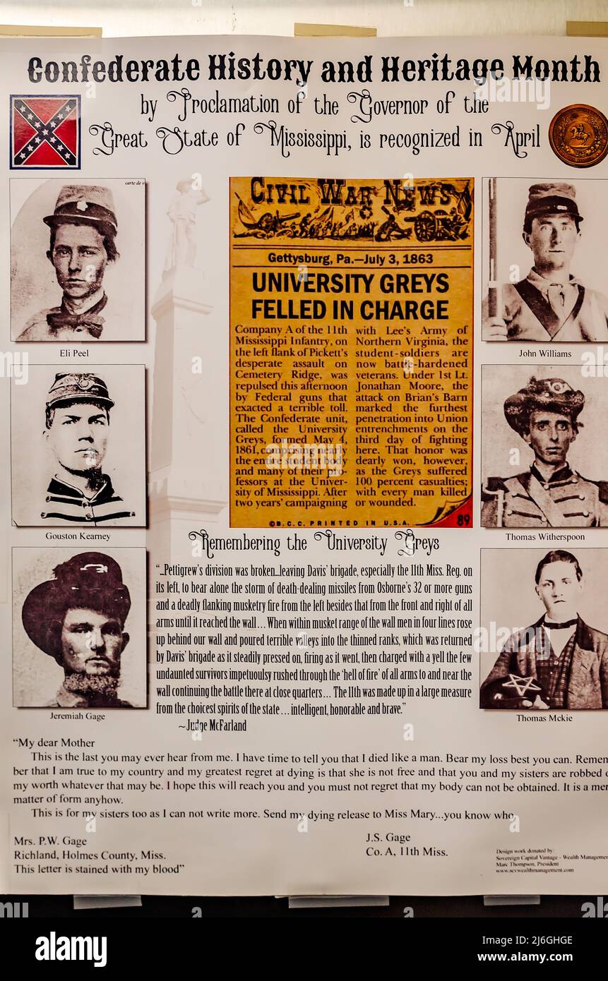 Confederate history month april hi-res stock photography and images - Alamy