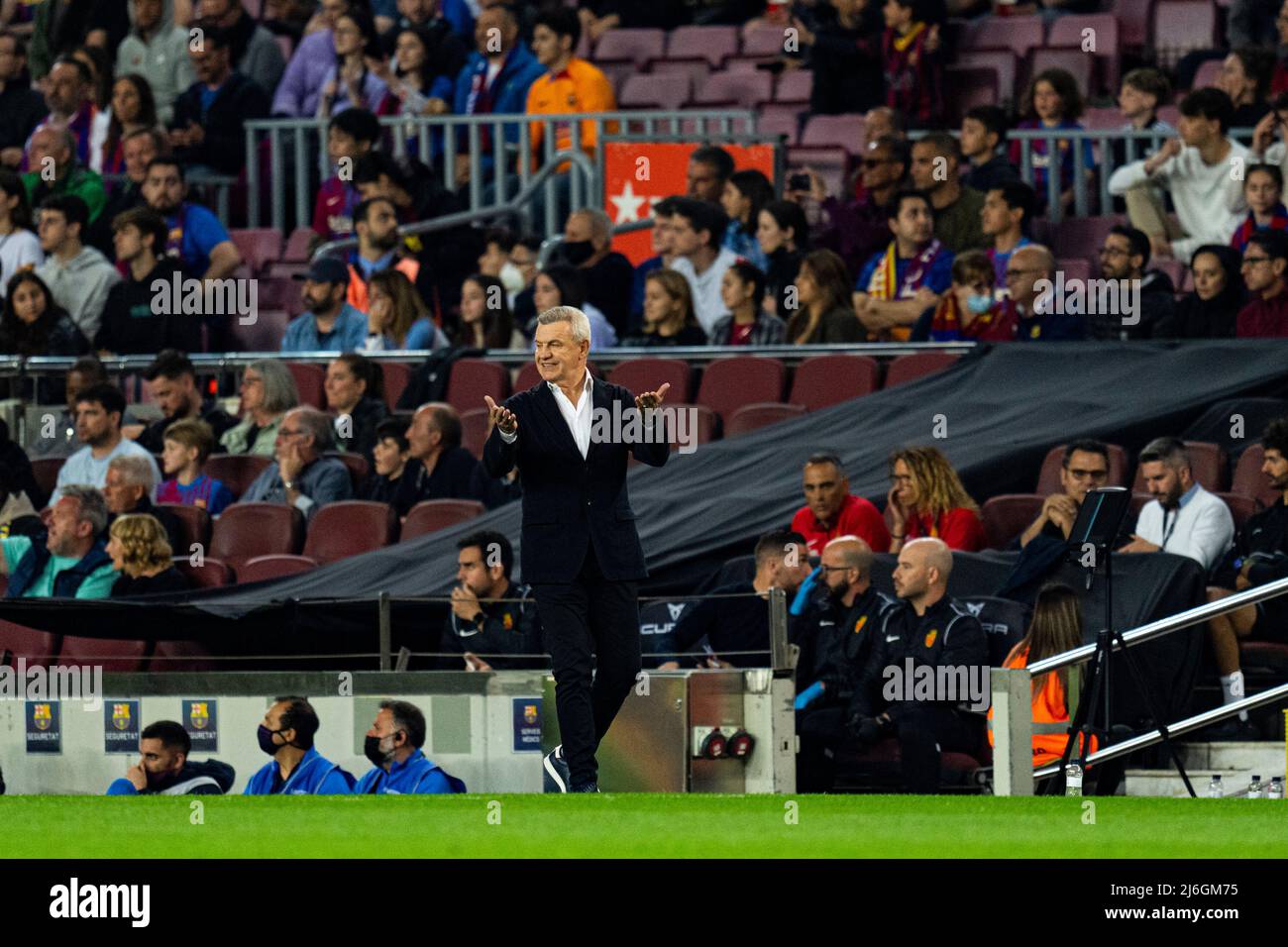 Javier Aguirre coach (RCD Mallorca) is pictured during La Liga football ...