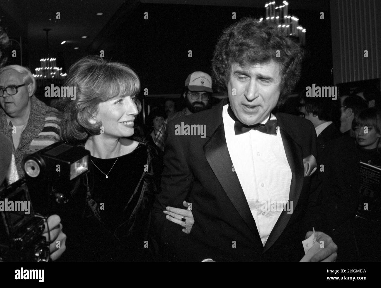 Penny Marshall and Ted Bessell at the 34th Directors Guild of America Awards on March 13, 1982 ...