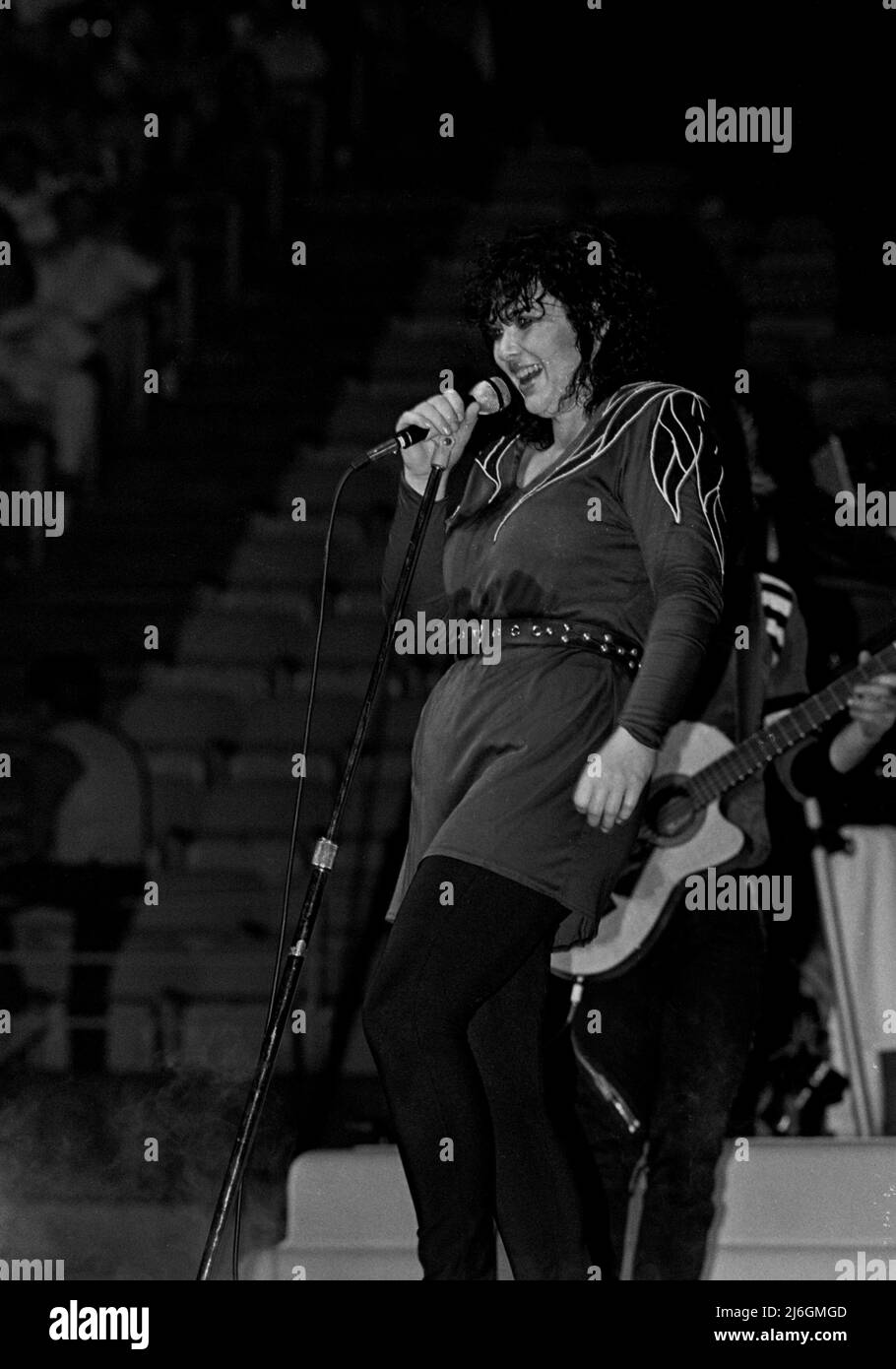 Heart - Nancy Wilson performs on Solid Gold in 1983 Credit: Ron Wolfson ...