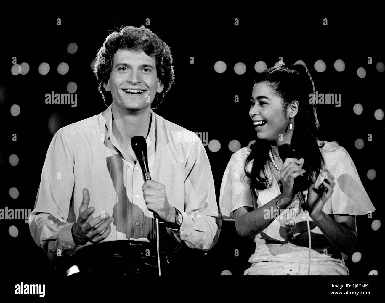 Rex Smith and Irene Cara on Solid Gold in 1984 Credit: Ron Wolfson ...