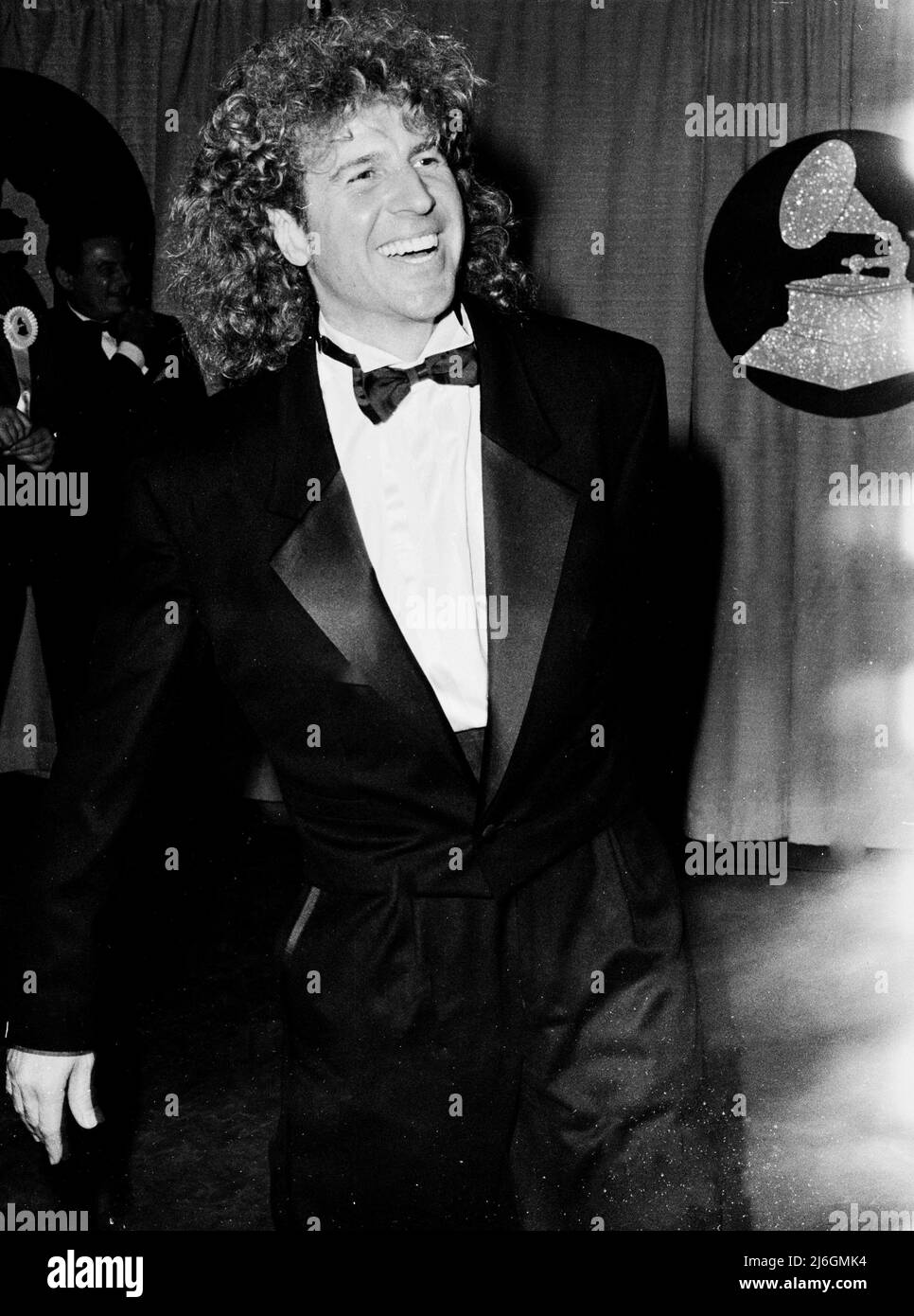 Sammy Hager backstage at the Grammys in 1985 Credit: Ron Wolfson ...