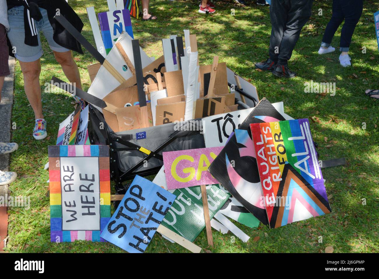 Gay just say gay gat pride drag queens hi-res stock photography and ...