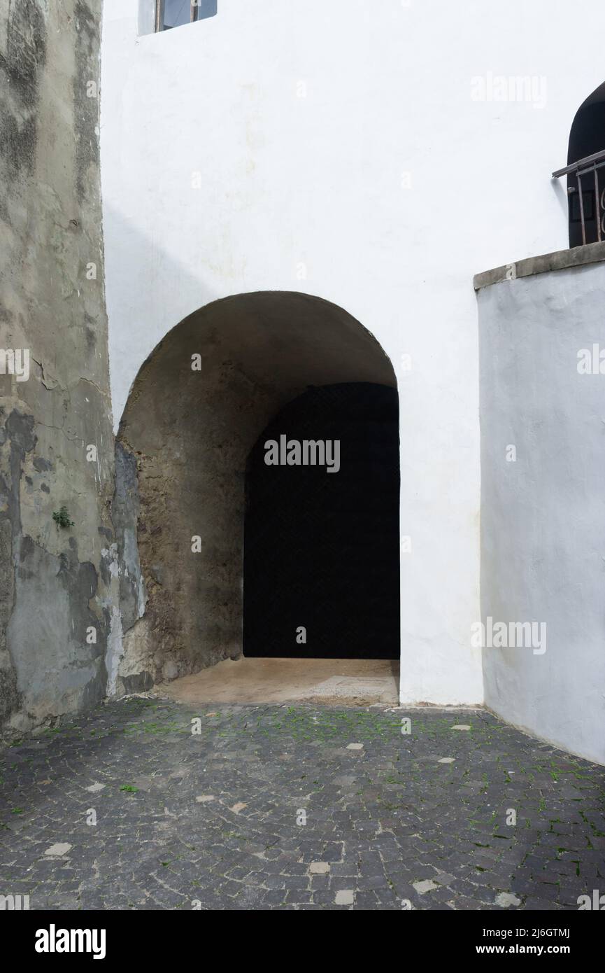 Archway with door frame inside hi-res stock photography and images - Alamy
