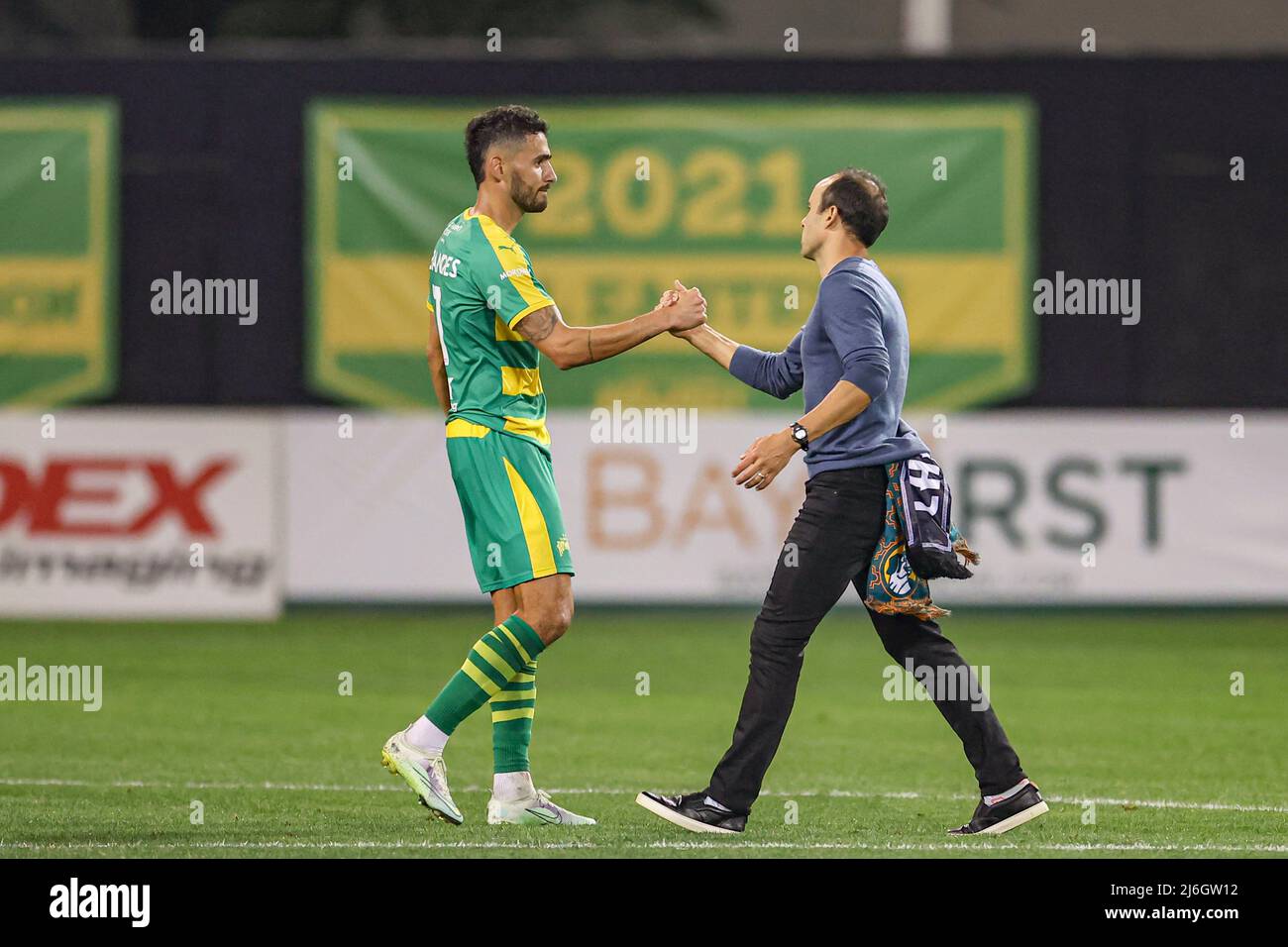St. Petersburg, FL: San Diego Loyal FC head coach and soccer legend and ...