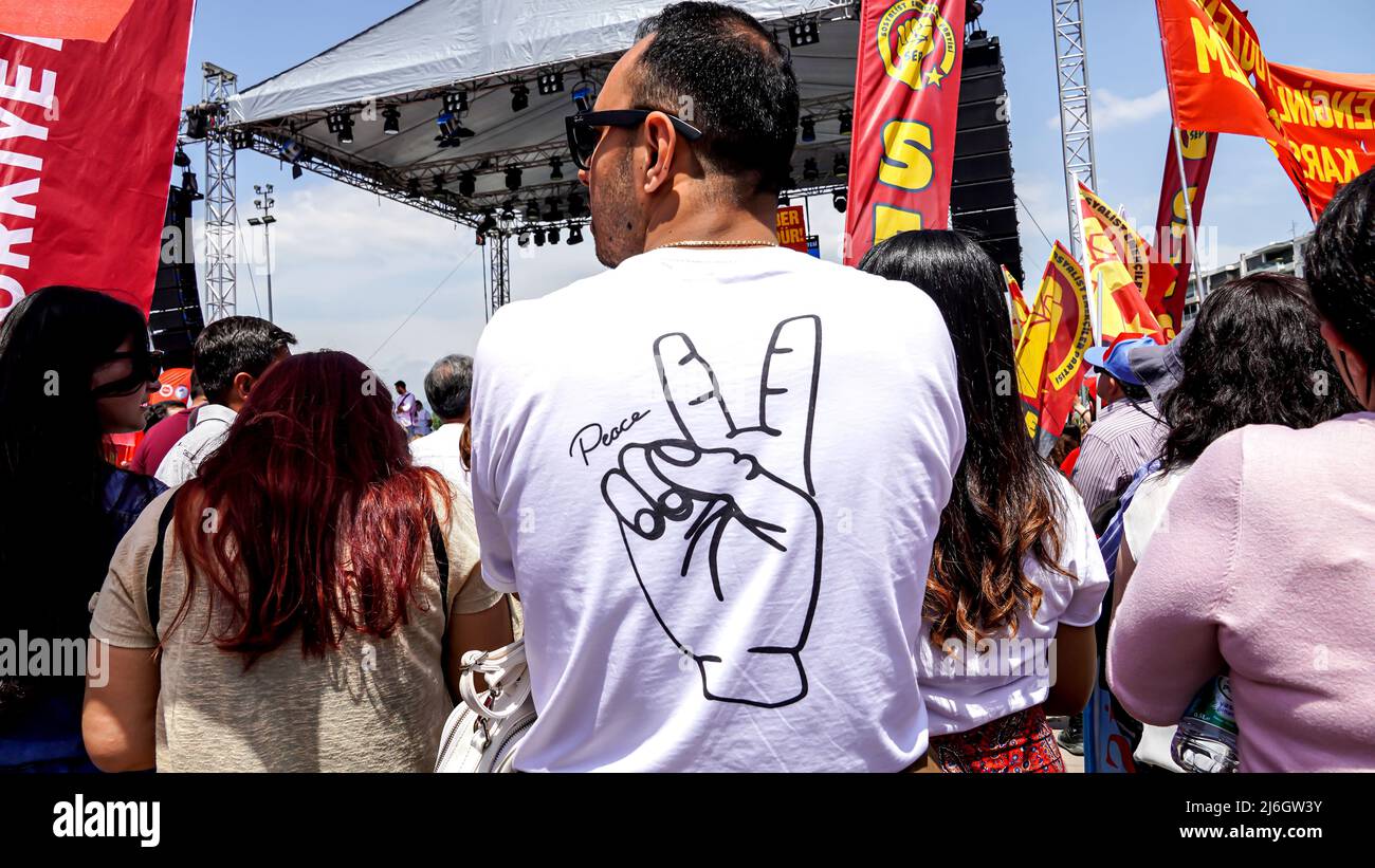 May 1, 2022, Izmir, Turkey, Turkey: 1 May International Labour Day ...