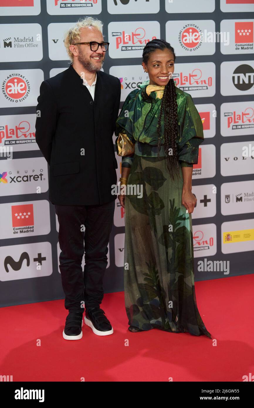 May 1, 2022, Madrid, Madrid, Spain: Cesar Lopez, Angelica Perea attends ...