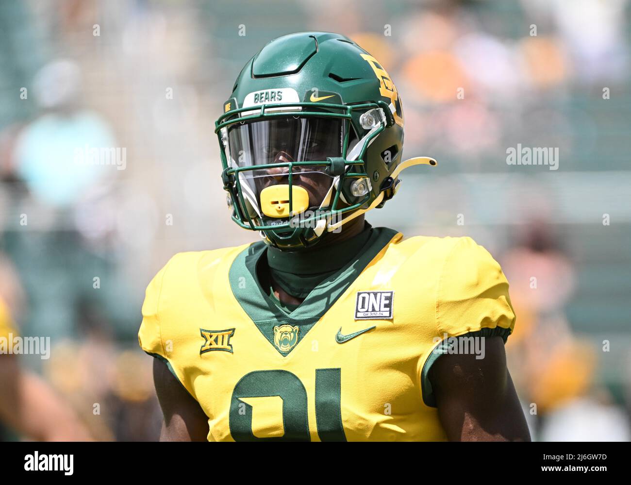 April 23 2022: Baylor Bears wide receiver Jonathan Davidson (81) during ...