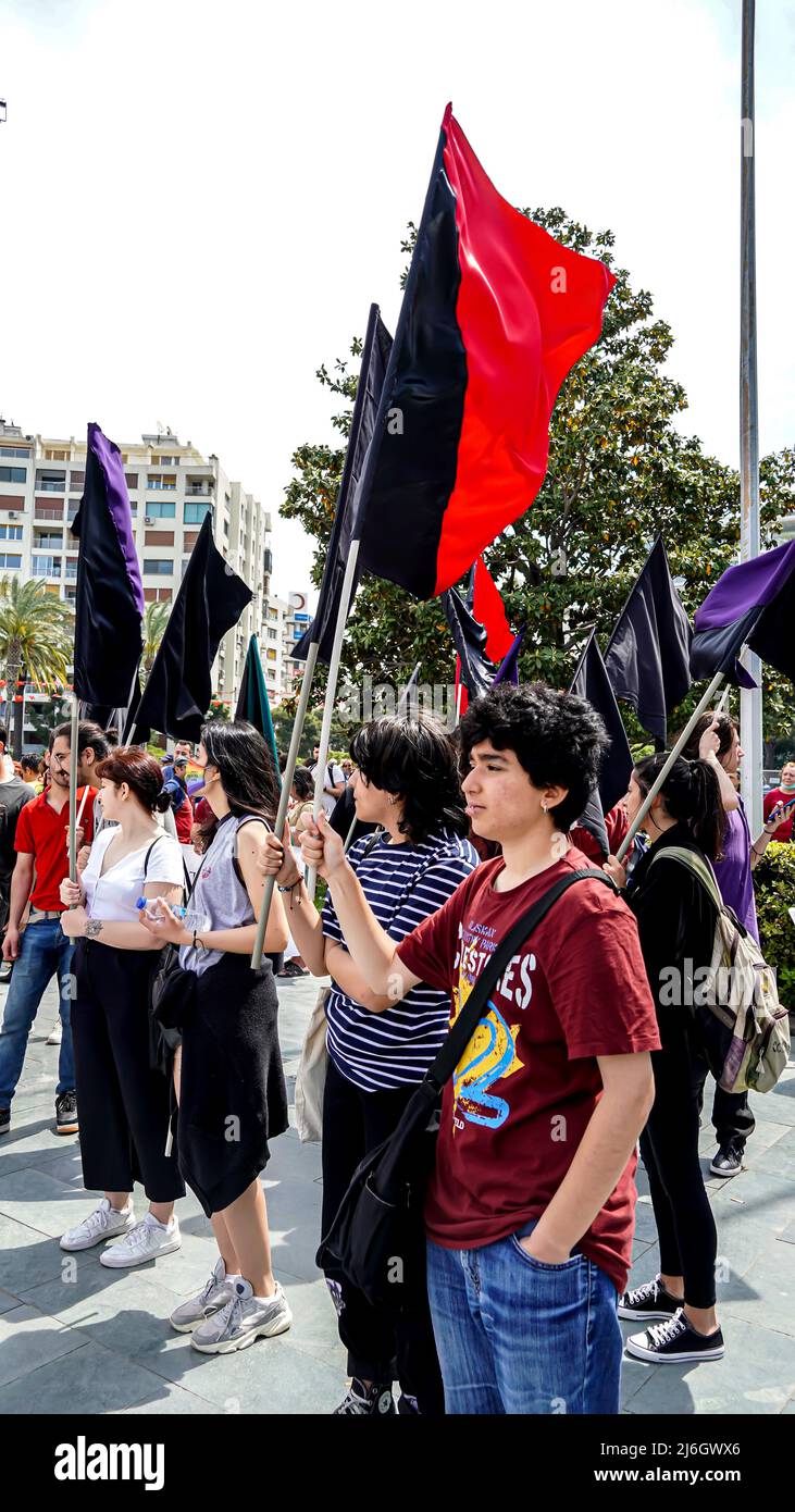 May 1, 2022, Izmir, Turkey, Turkey: 1 May International Labour Day ...