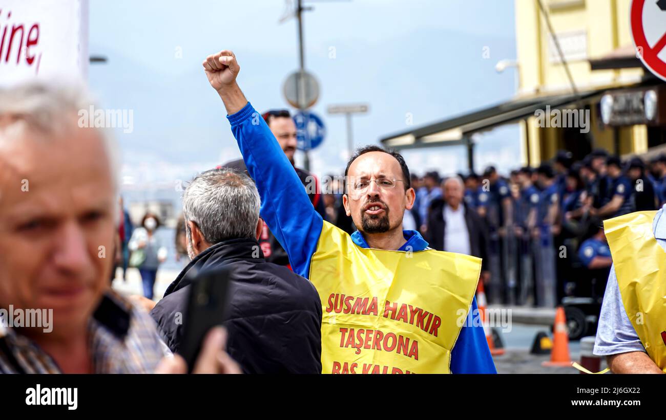May 1, 2022, Izmir, Turkey, Turkey: 1 May International Labour Day ...