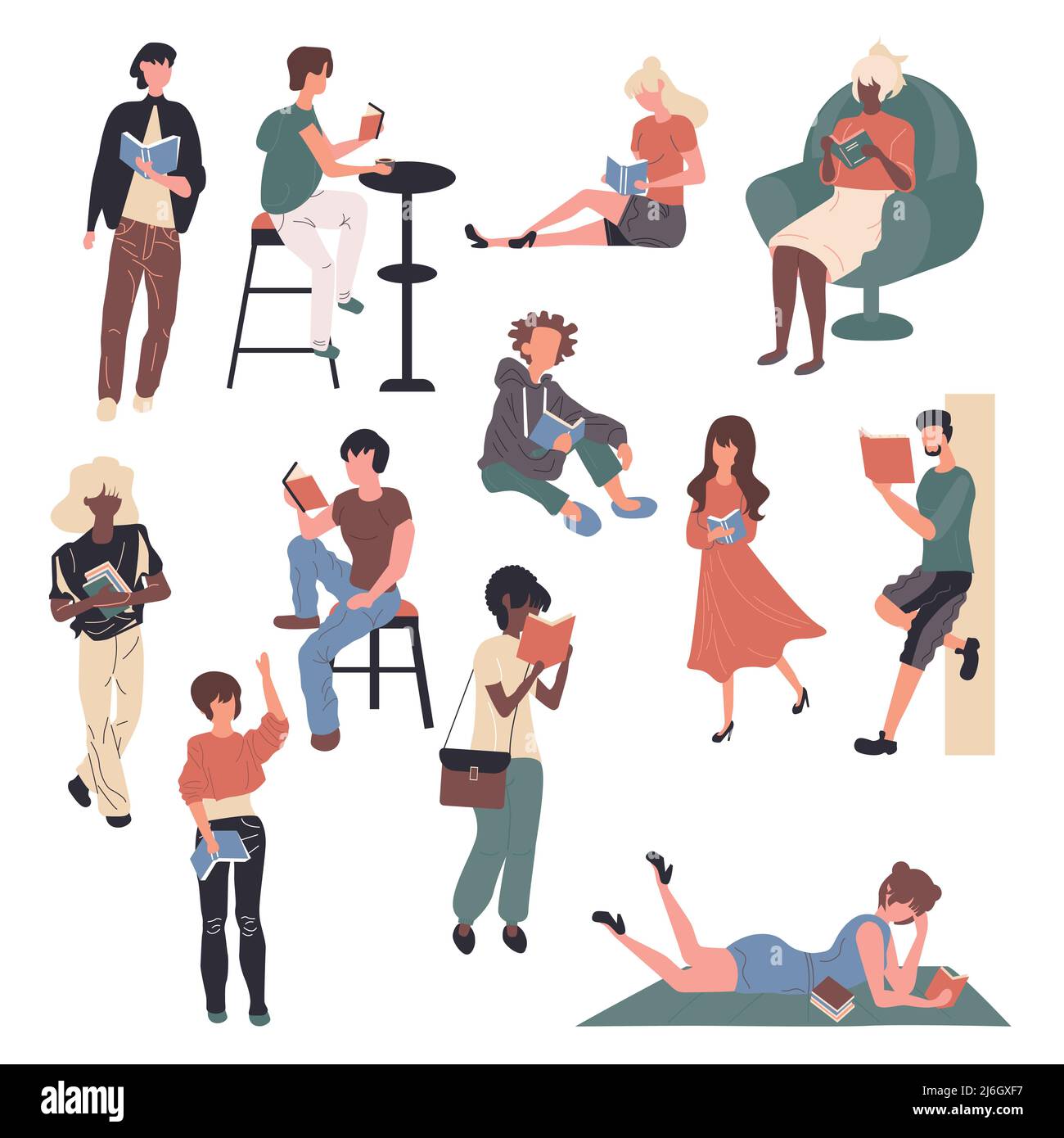 Hipster person illustrations hi-res stock photography and images - Alamy