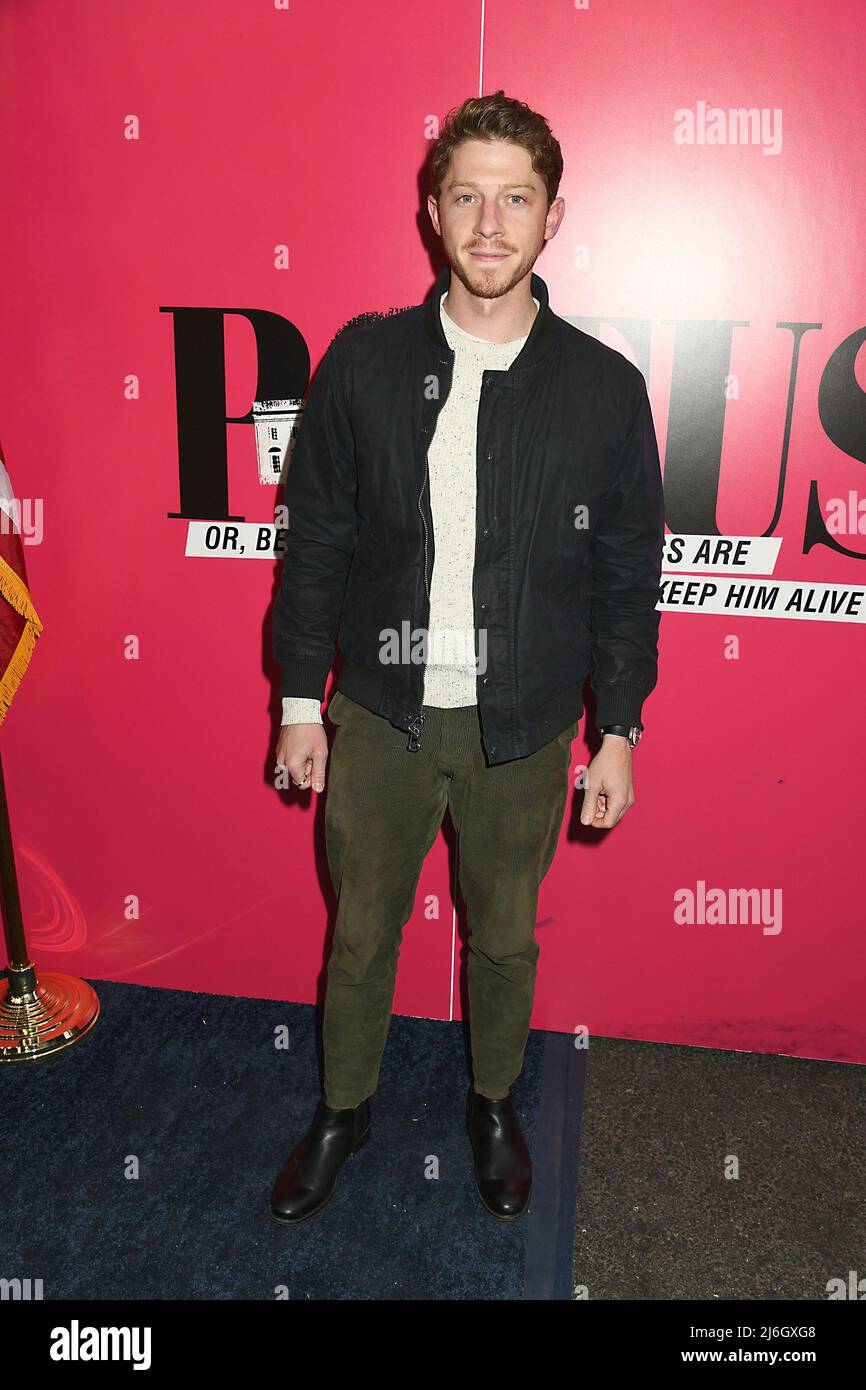 Will Hoffman poses for photographers before the "POTUS" Broadway ...